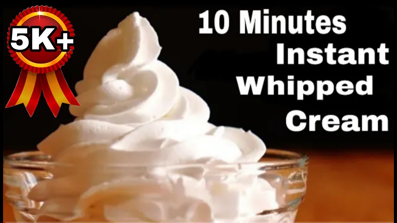 अब मिनटों मे बनाईये मक्खन मे से केक सजाने वाली व्हिप्ड क्रीम। Instant ...