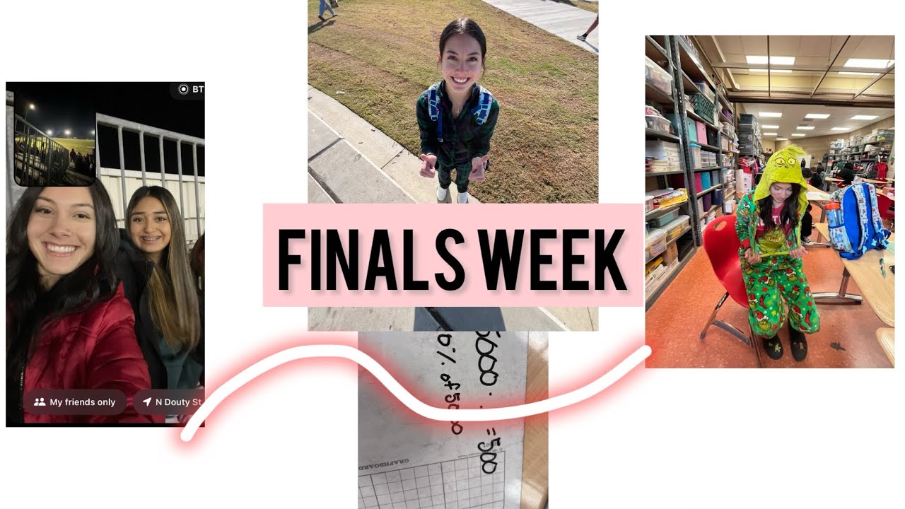 Finals Week|Dress up Week|Study with me & Grwm for a soccer game - YouTube