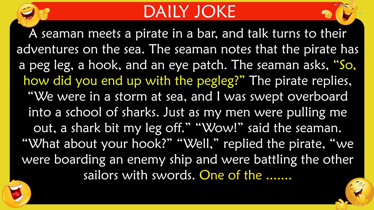 Daily Chuckles #2 : A Pirate's Hilarious Tales of Misfortune! 🦜🏴‍☠️ | # ...