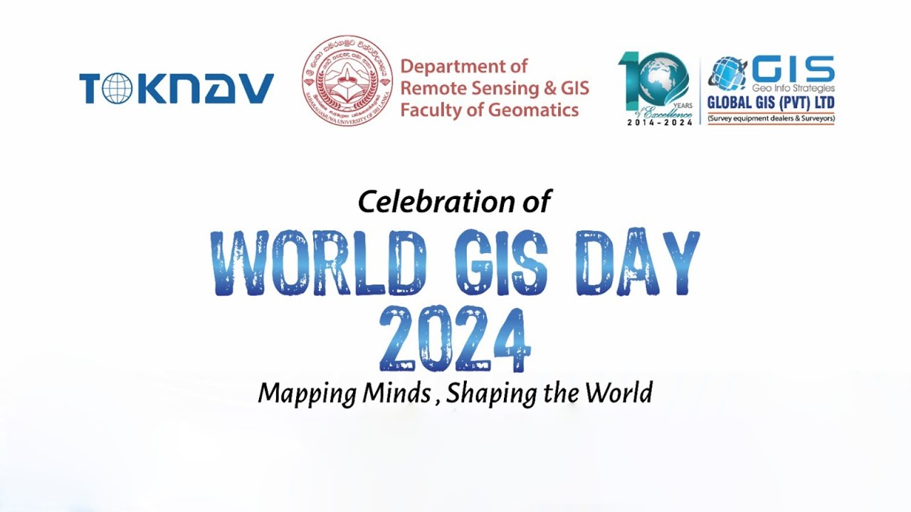 Celebration of World GIS Day 2024 - YouTube