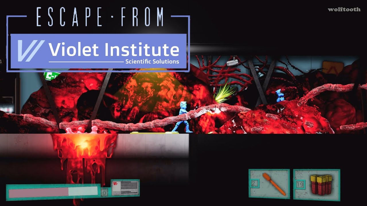 Escape From Violet Institute - Gameplay / 2D Sidescrolling 1st Person ...