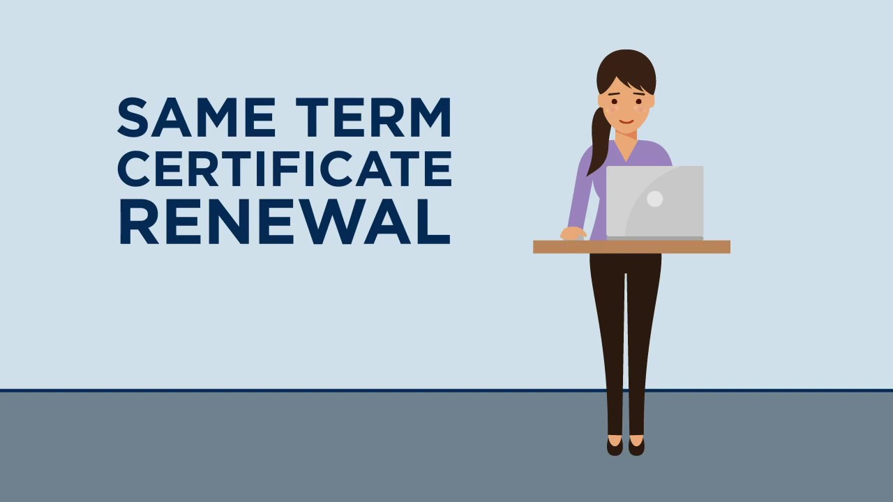 How to Renew Your CD Online - YouTube