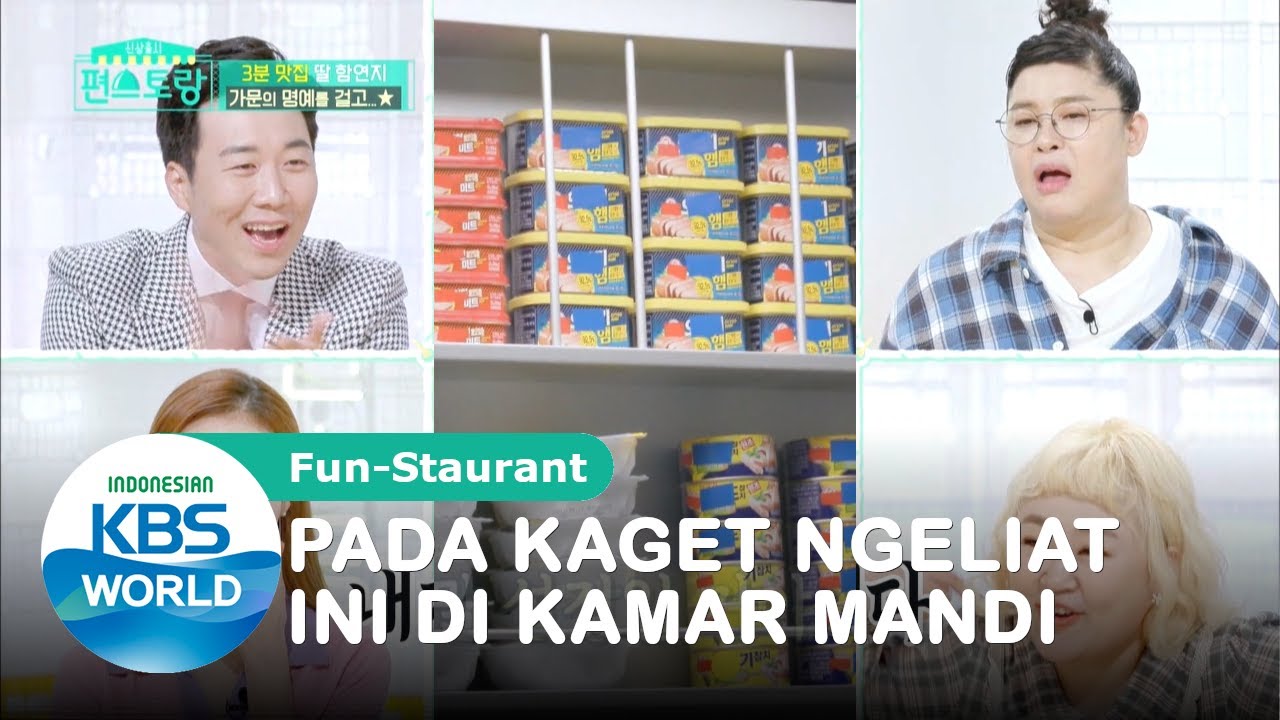 Pada Kaget Ngeliat Ini di Kamar Mandi|Fun-Staurant |SUB INDO|200929 Siaran KBS WORLD TV| - YouTube