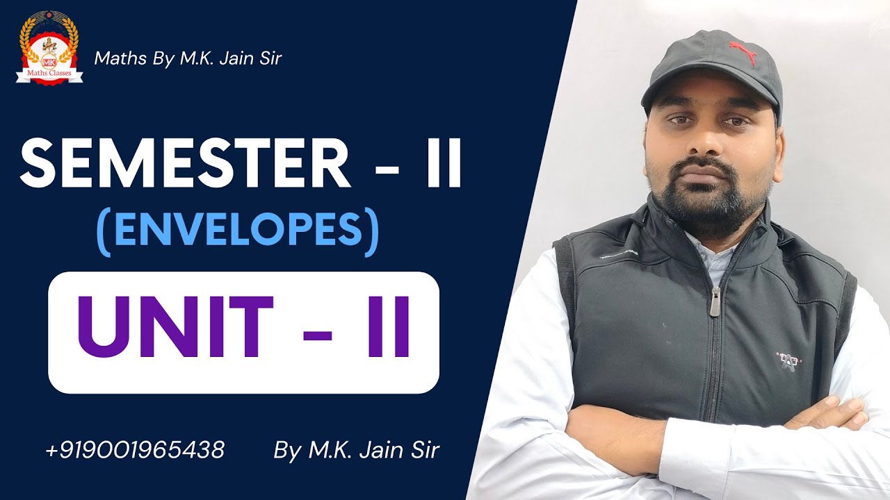 B.SC. SEMESTER-ll (MATHEMATICS)||BSC SECOND SEMESTER BY M.K. JAIN SIR ...