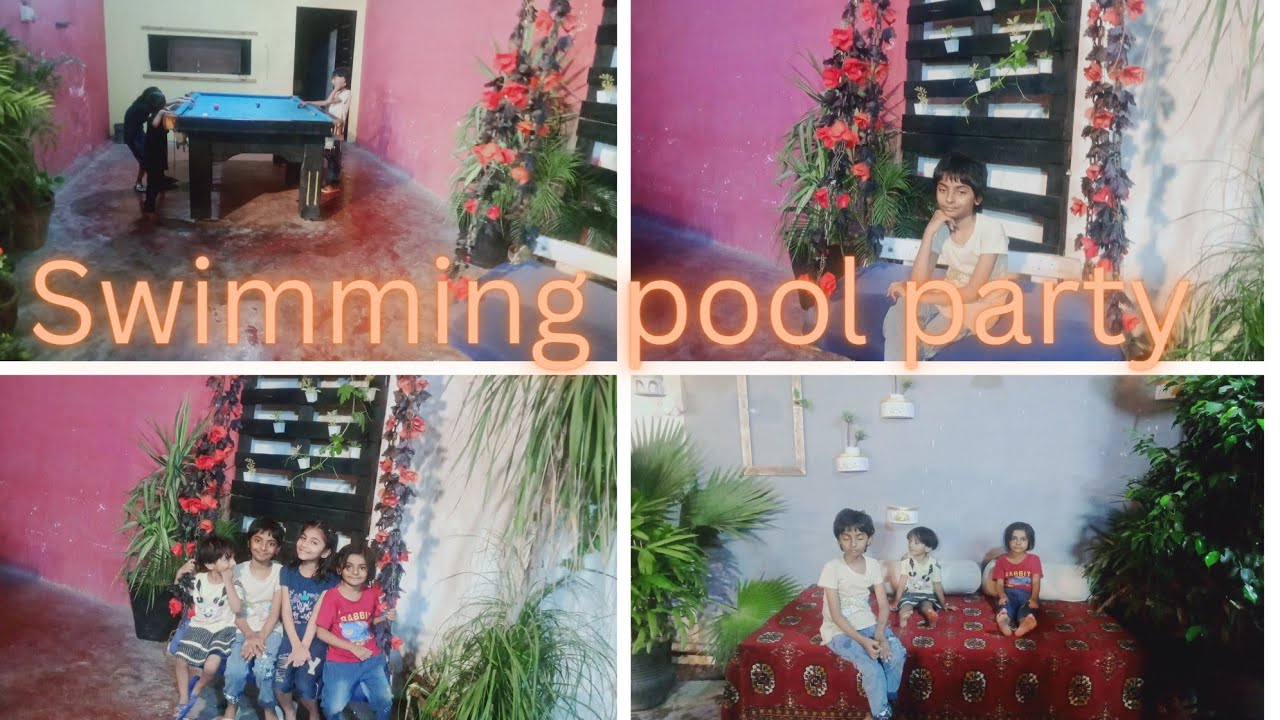 SWIMMING POOL PARTY||OUTING VLOG||HOORAIN GHAURI VLOGS - YouTube