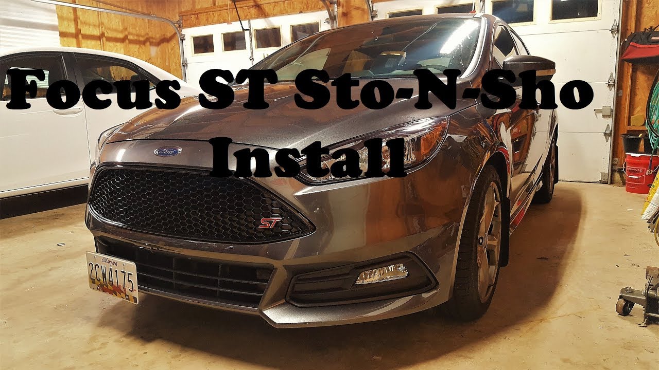 DWNSHFT: 2015-2017 Ford Focus Sto-N-Sho license relocation bracket ...