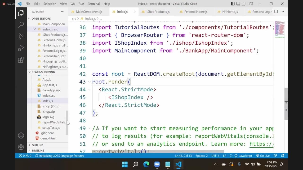 React JS Session-23 By Sudhakar Sharma Sir - YouTube