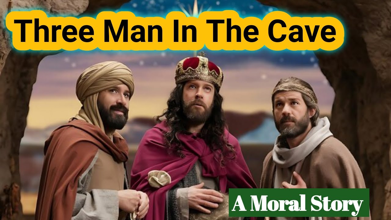 The Three Man In The Cave||English Moral Story||Inspiring Story In ...