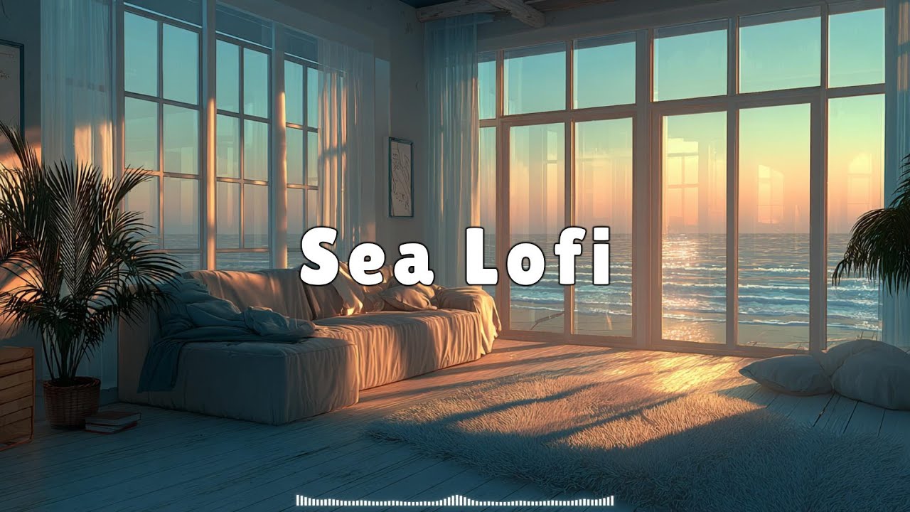 Sunset Ocean Lo-fi – Relaxing Piano with Gentle Waves and Peaceful ...
