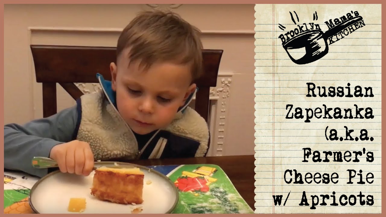 Russian Zapekanka aka Farmer's Cheese Pie With Apricots - YouTube