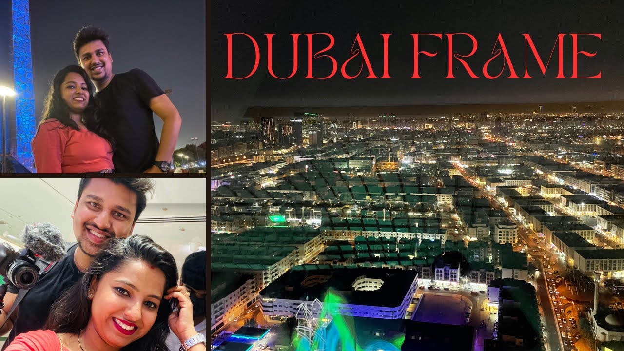 World's biggest Frame| Dubai Frame in the night | View from Dubi Frame ...