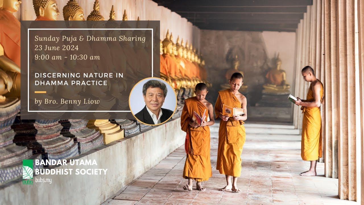 Discerning Nature in Dhamma Practice - Dhamma Talk by Bro. Benny Liow ...