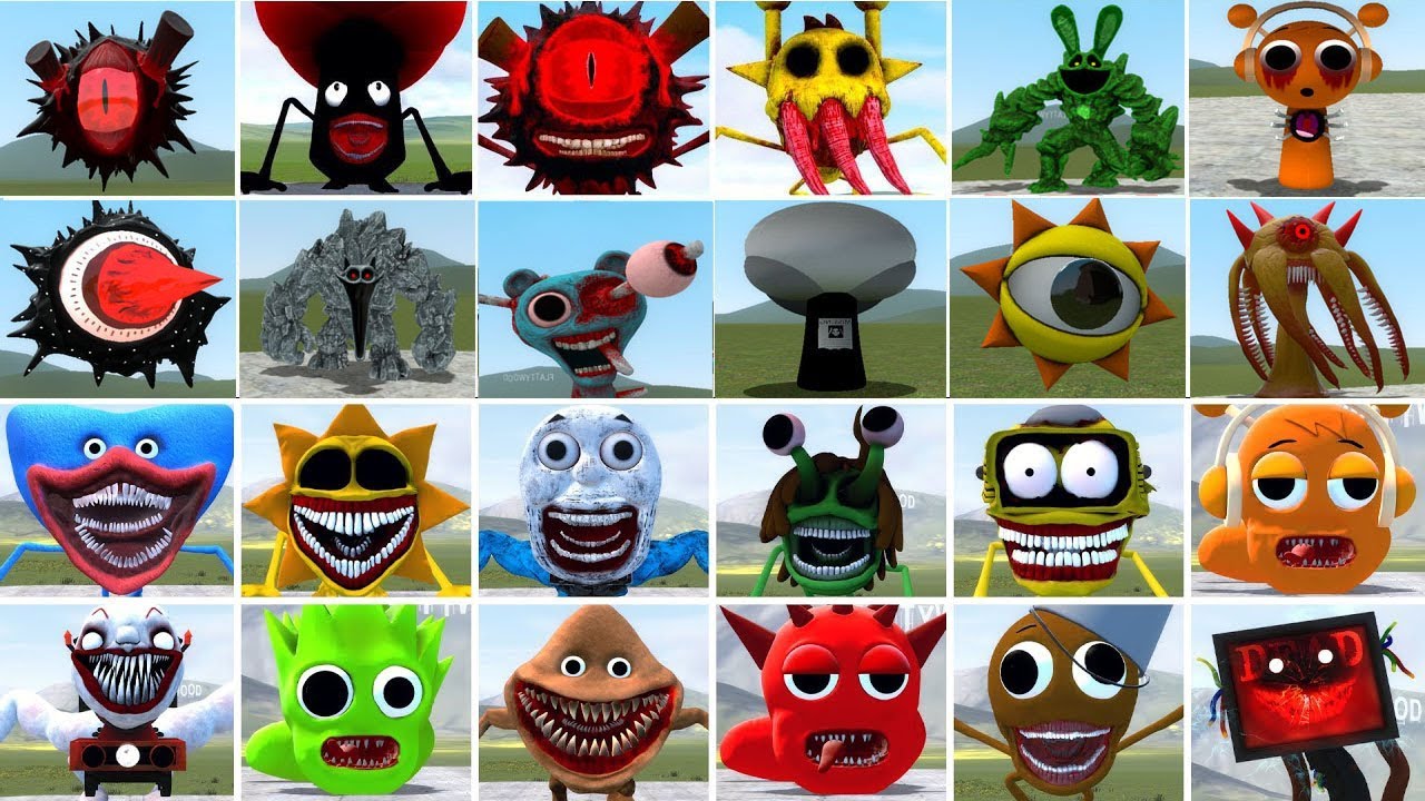 WHICH NEW ALL THE SPRUNKI TAPES HORROR FAMILY AND SHIN SONIC TAPES ...