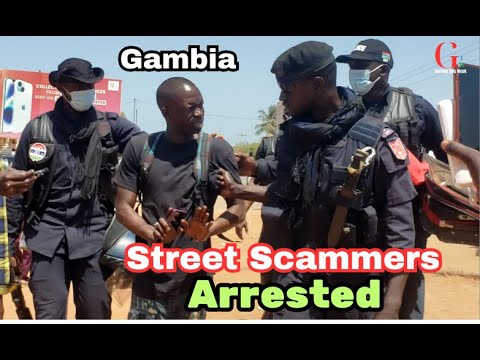 Street Scammers Arrested in The Gambia - YouTube