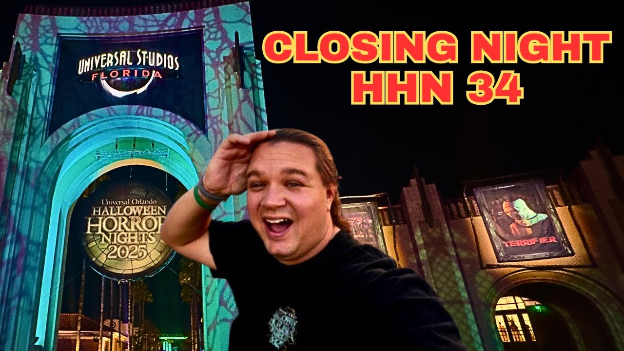 Final Night of HHN 34-THE BEST YEAR YET? - YouTube
