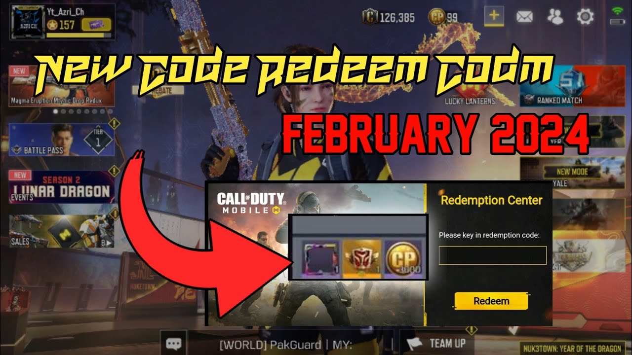 New Code Redeem Codm... New Codm code today - YouTube