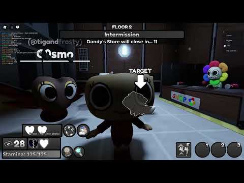 Trying to get astro with my friend (dandys world) - YouTube