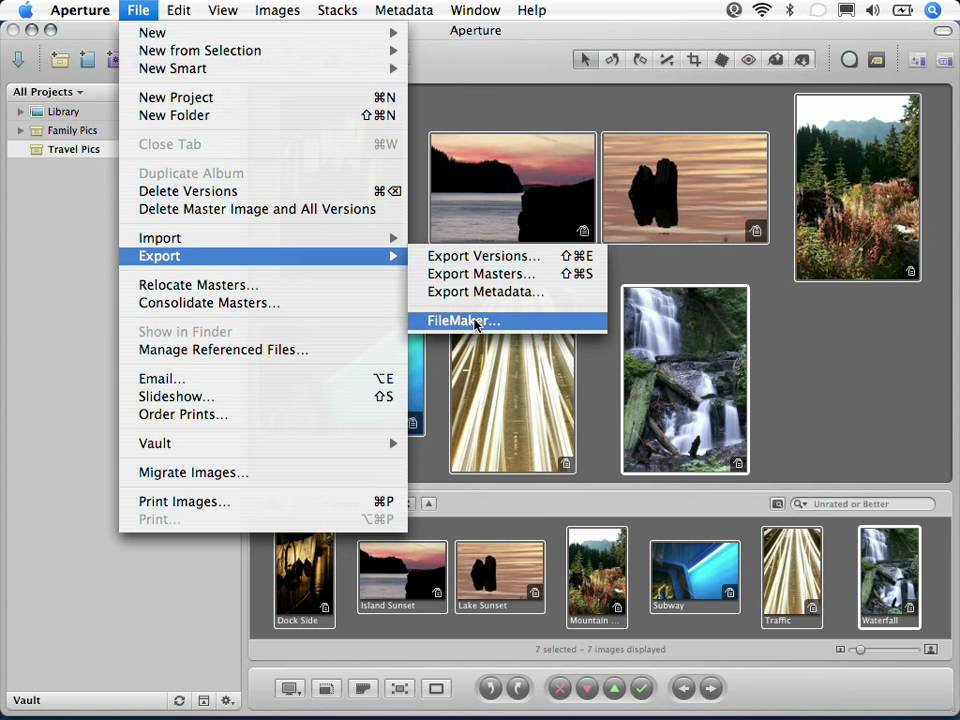 Aperture to FileMaker: Image Database Plug-in - YouTube