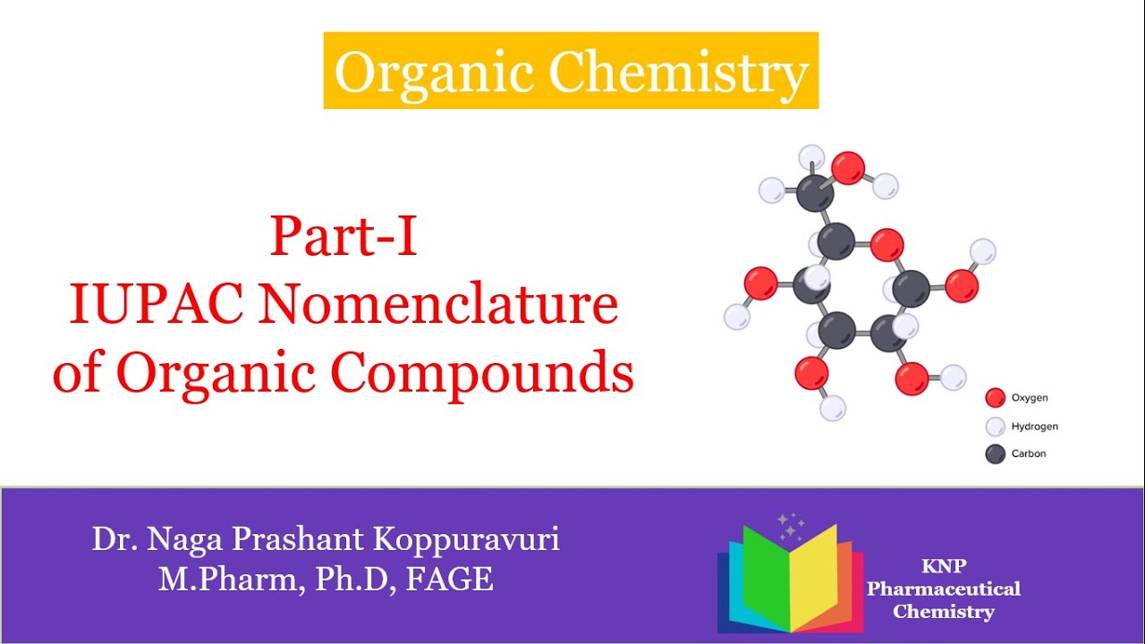 Basics of IUPAC Nomenclature of Organic Compounds - Part I - YouTube