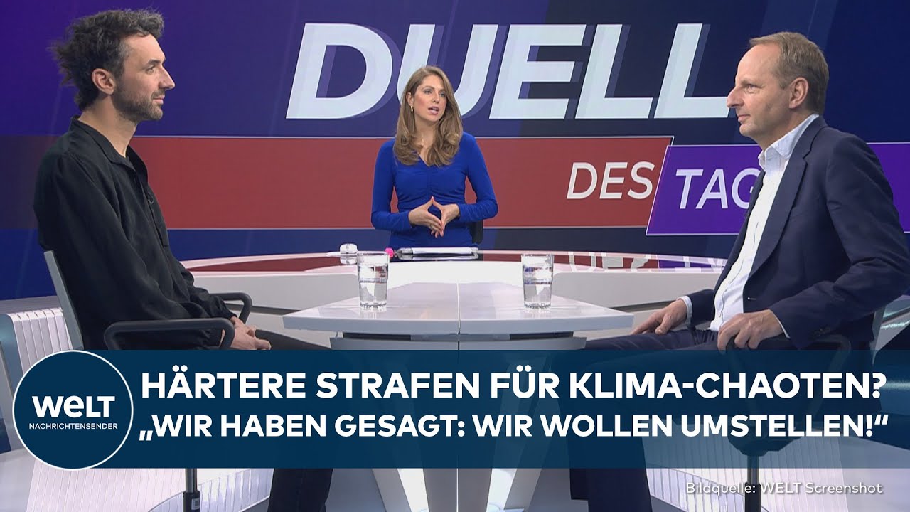 DUELL DES TAGES: Härtere Strafen für Klima-Chaoten? Raphael Thelen vs ...