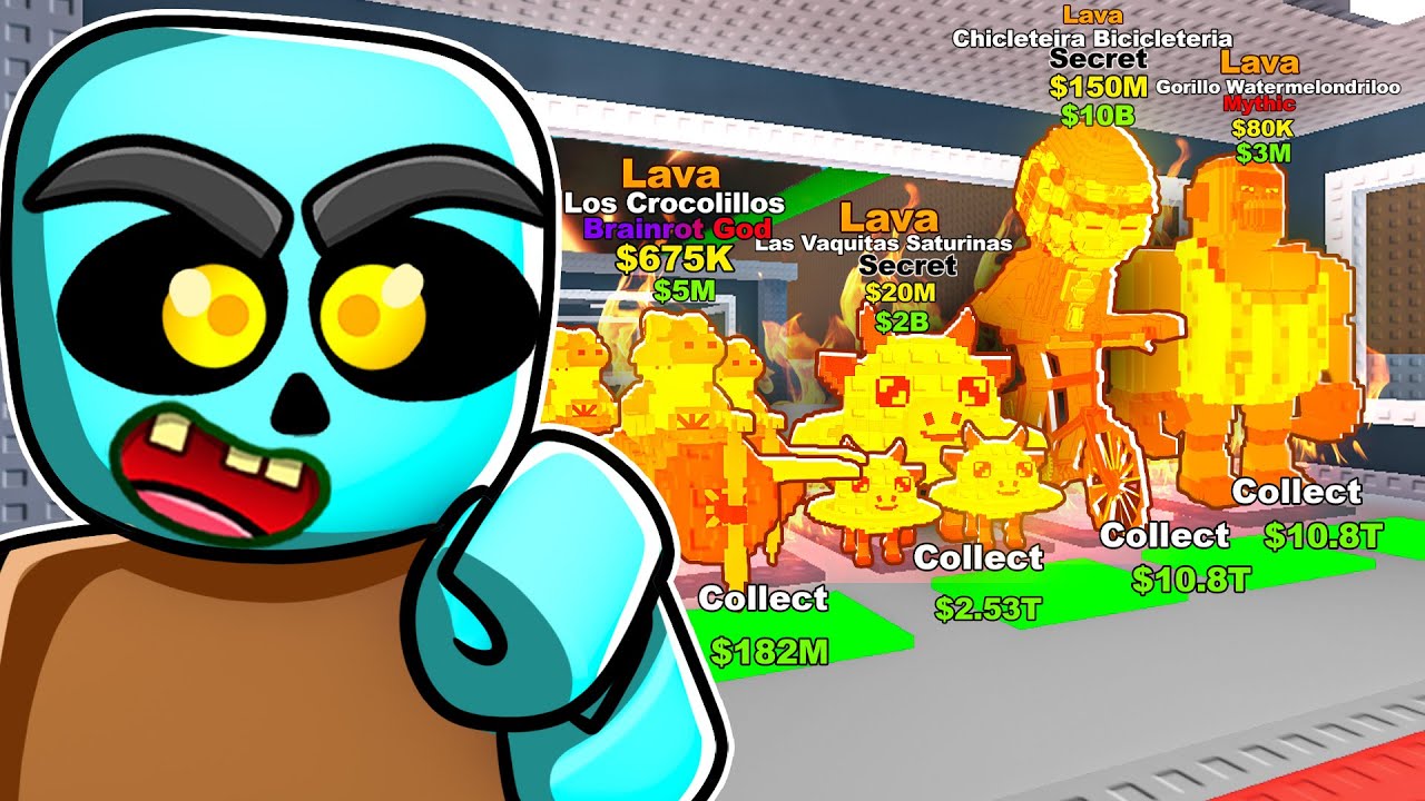 We Stole EVERY LAVA BRAINROT in Steal a Brainrot... - YouTube