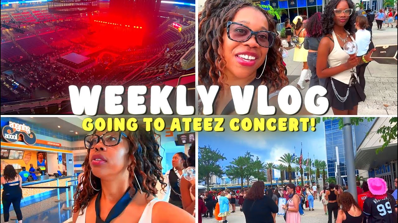 ATEEZ CONCERT VLOG! | In Your Fantasy 2025 World Tour | Weekly Vlog ...