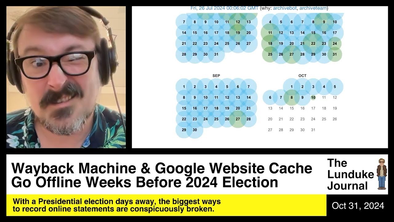 Wayback Machine & Google Website Cache Go Offline Weeks Before 2024 ...