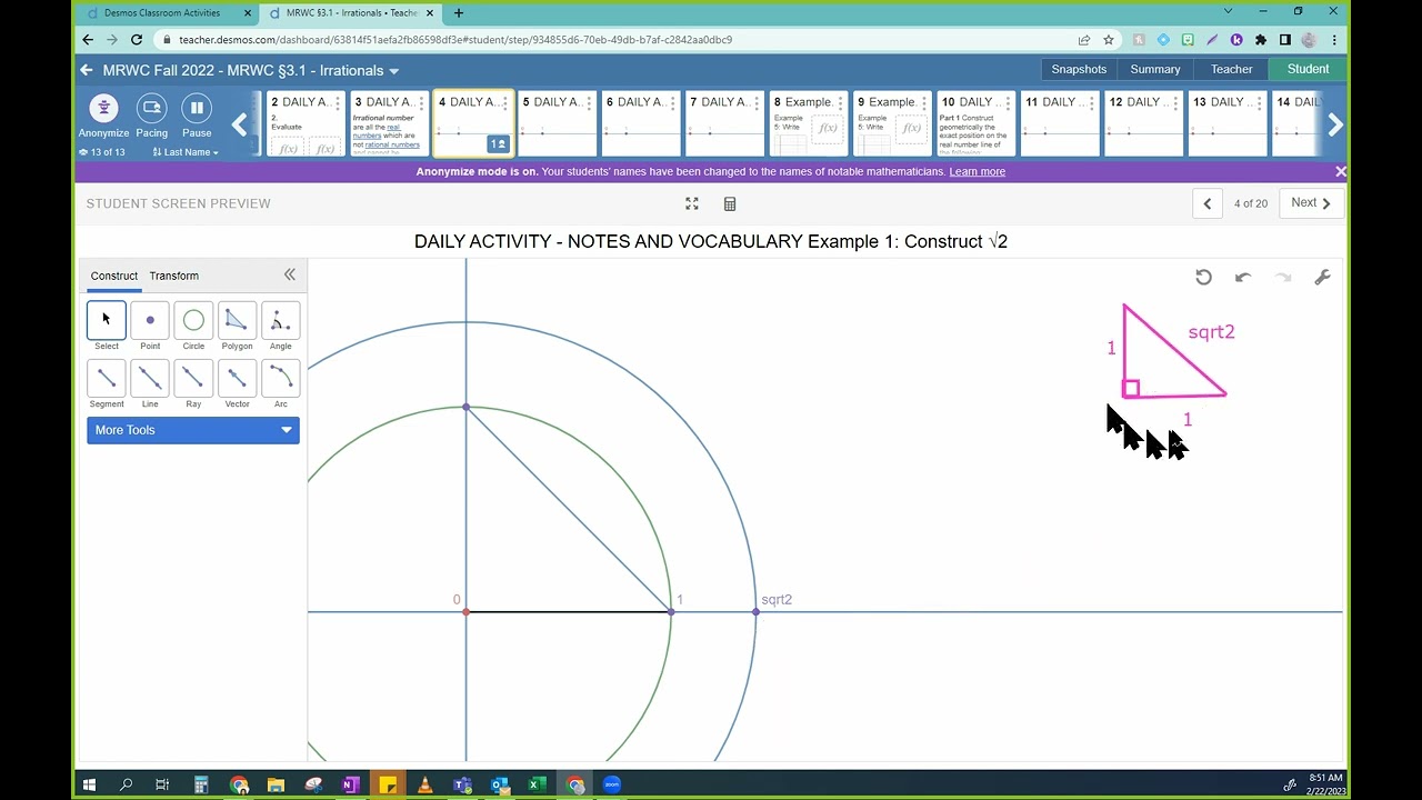 Construct Irrational Numbers On A Number Line Using Desmos YouTube Construct Irrational Numbers On A Number Line Using Desmos YouTube