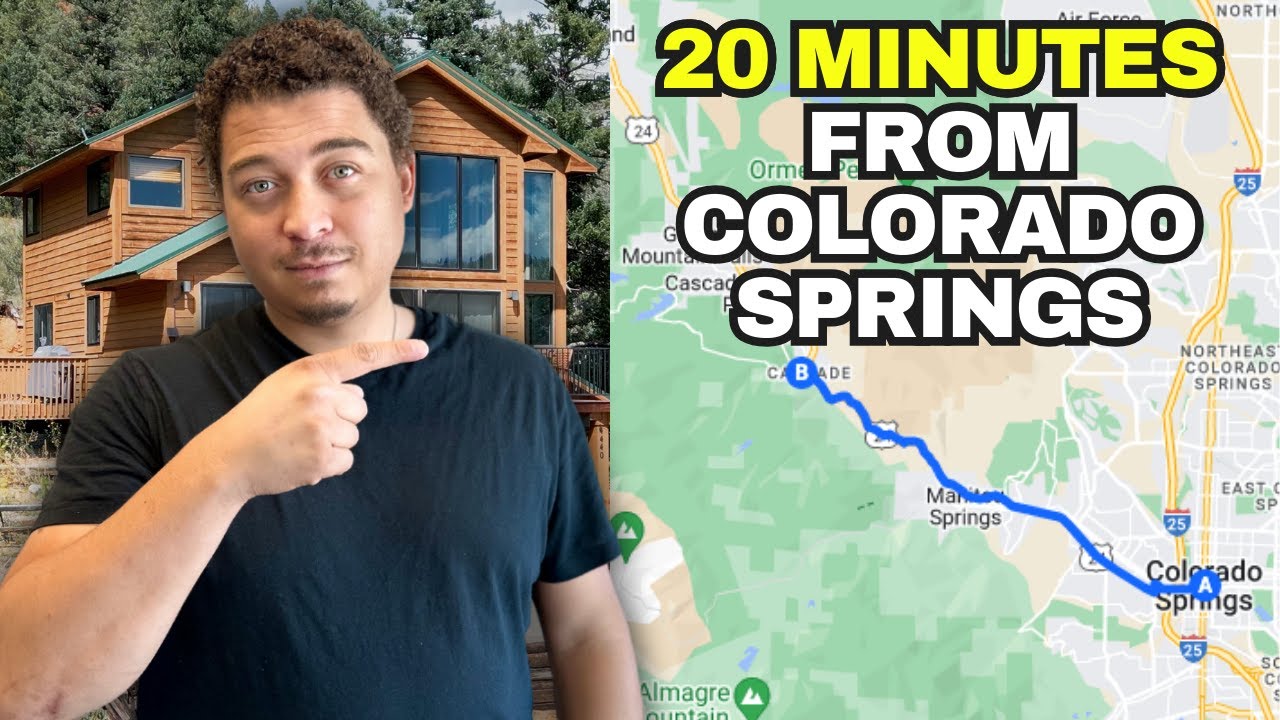 Living in the MOUNTAINS Near Colorado Springs - Ute Pass Tour - YouTube