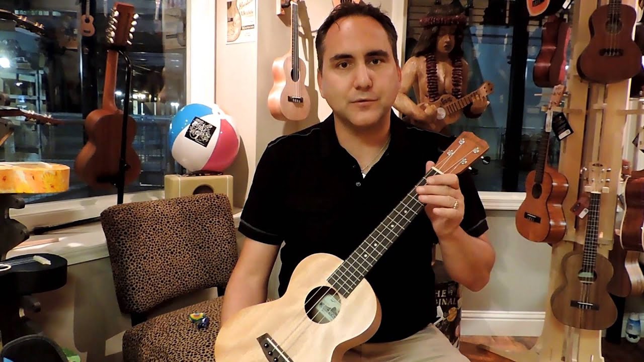 UKE Republic Demo ~ Islander MT-4 Mahogany Tenor Ukulele - YouTube