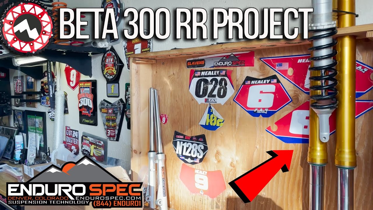 Beta 300 RR - Winter Project Bike - Suspension Prep - YouTube