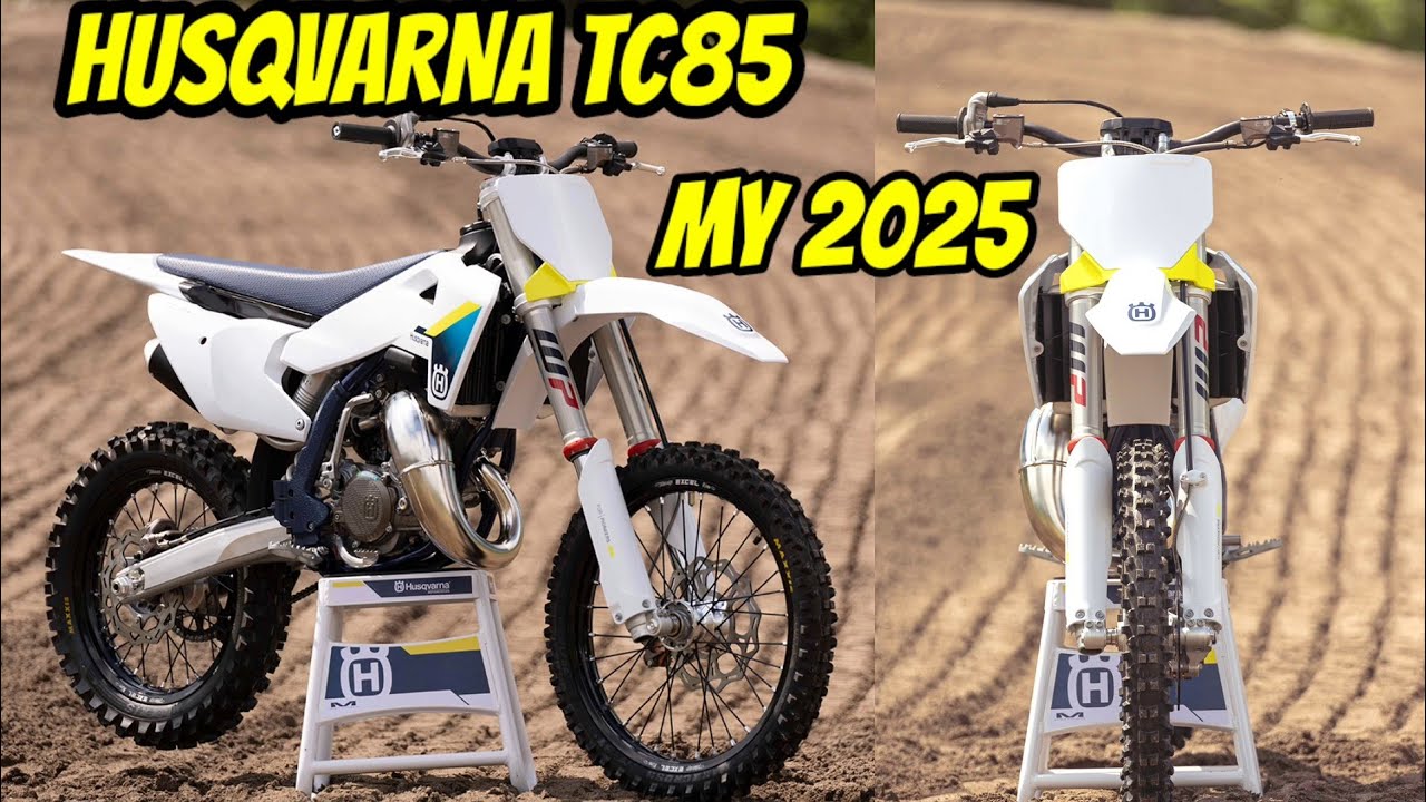 All New 2025 Husqvarna TC85 Detail Looks - YouTube