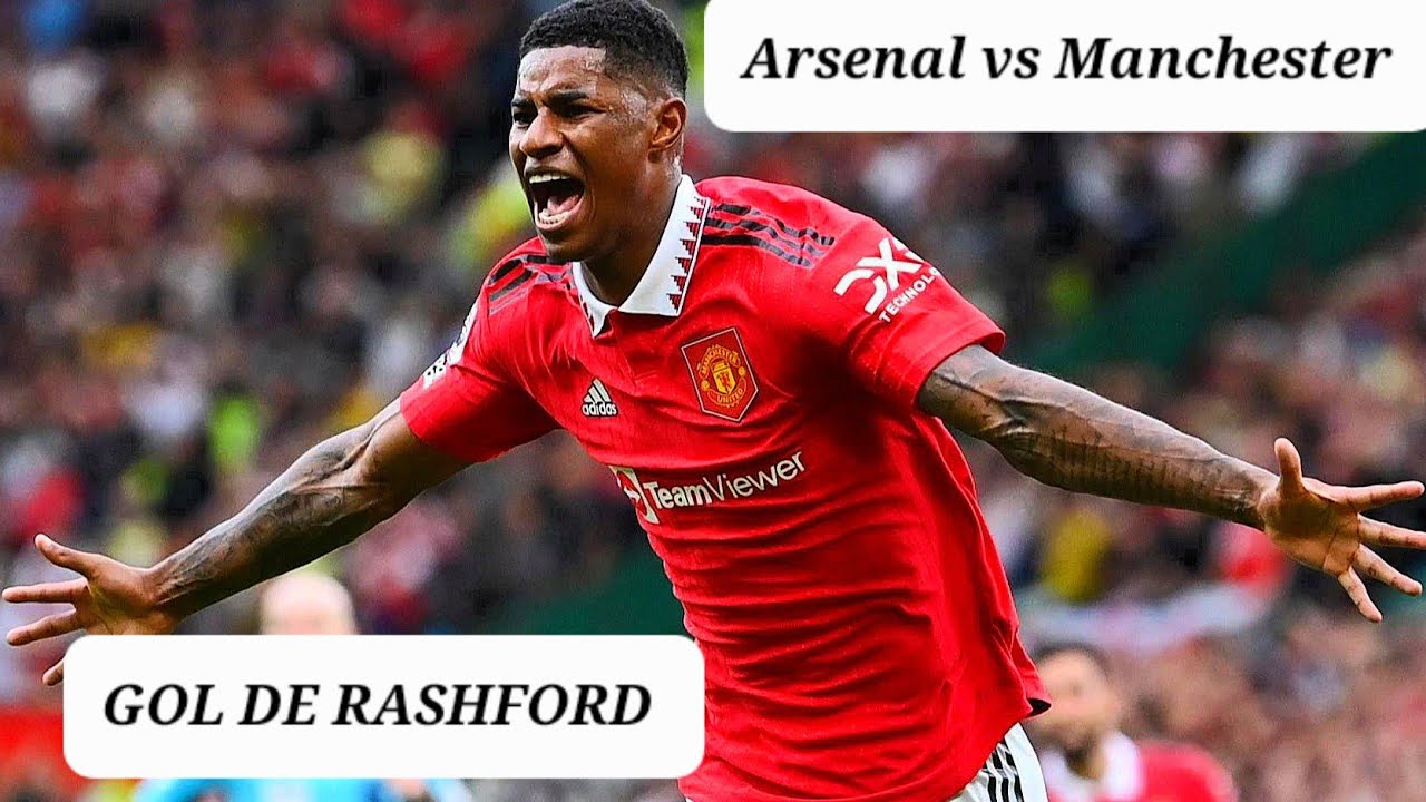 Gol de Marcus Rashford Hoy. Arsenal vs Manchester United. - YouTube