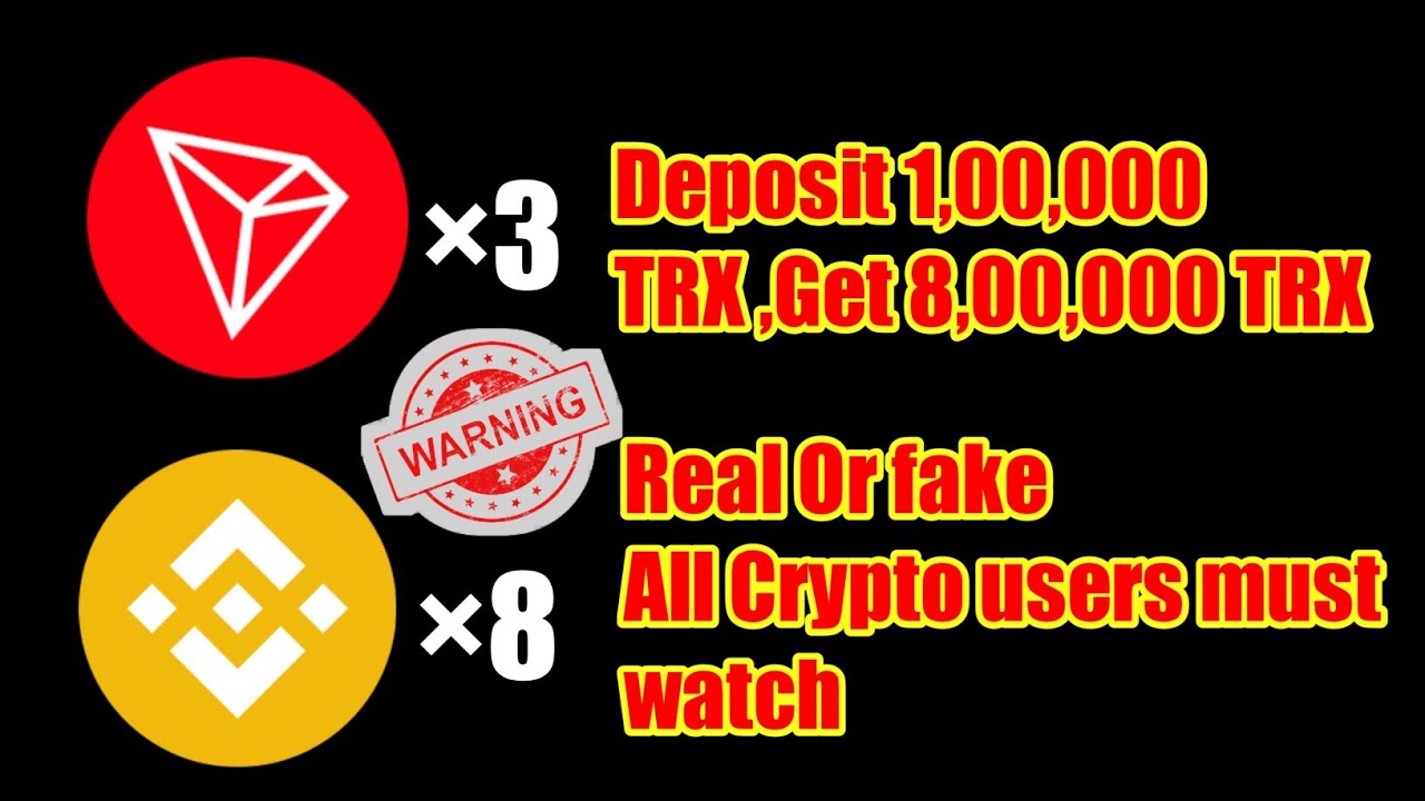 Double TRX Plan | Real Or fake? | Must watch| Mr.VS Crypto - YouTube