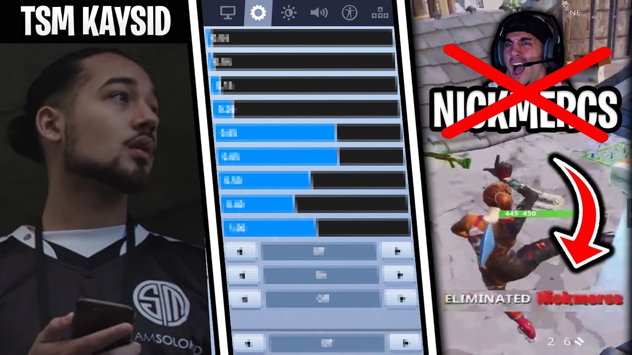 TSM Kaysid Fortnite Settings and Keybinds (OUTPLAYED NICKMERCS ...