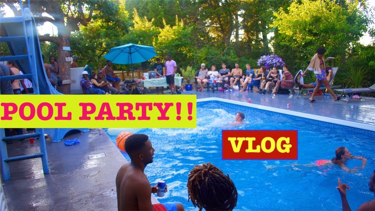 BIRTHDAY POOL PARTY | VLOG!! - YouTube