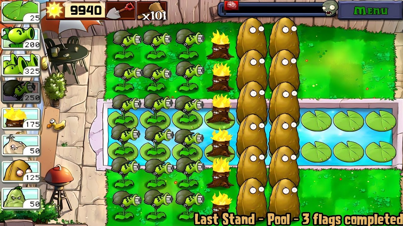 Plants vs Zombies Hack: REEATER Hack Challenge!! Puzzle | Pvz Gameplay ...