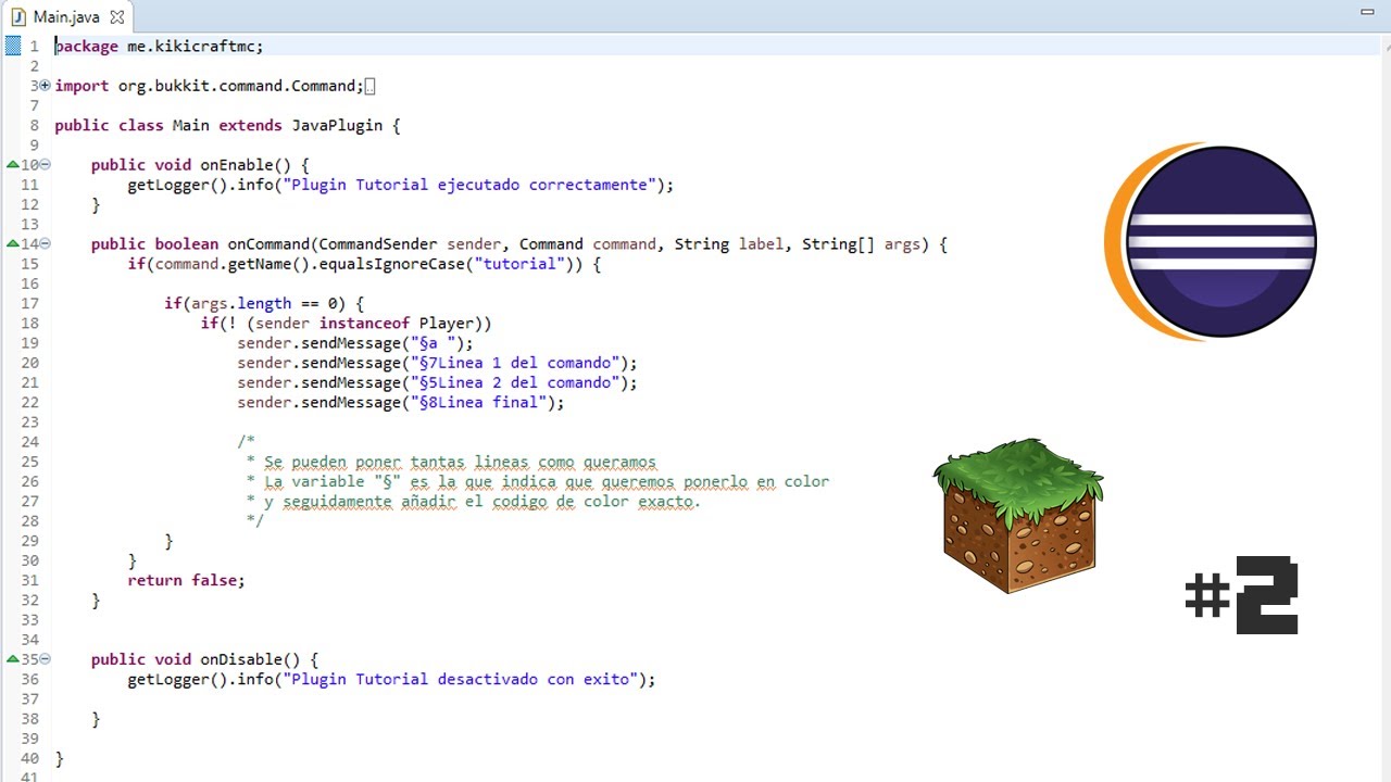 [MC] [SPEEDCODE] Creación del primer comando - YouTube