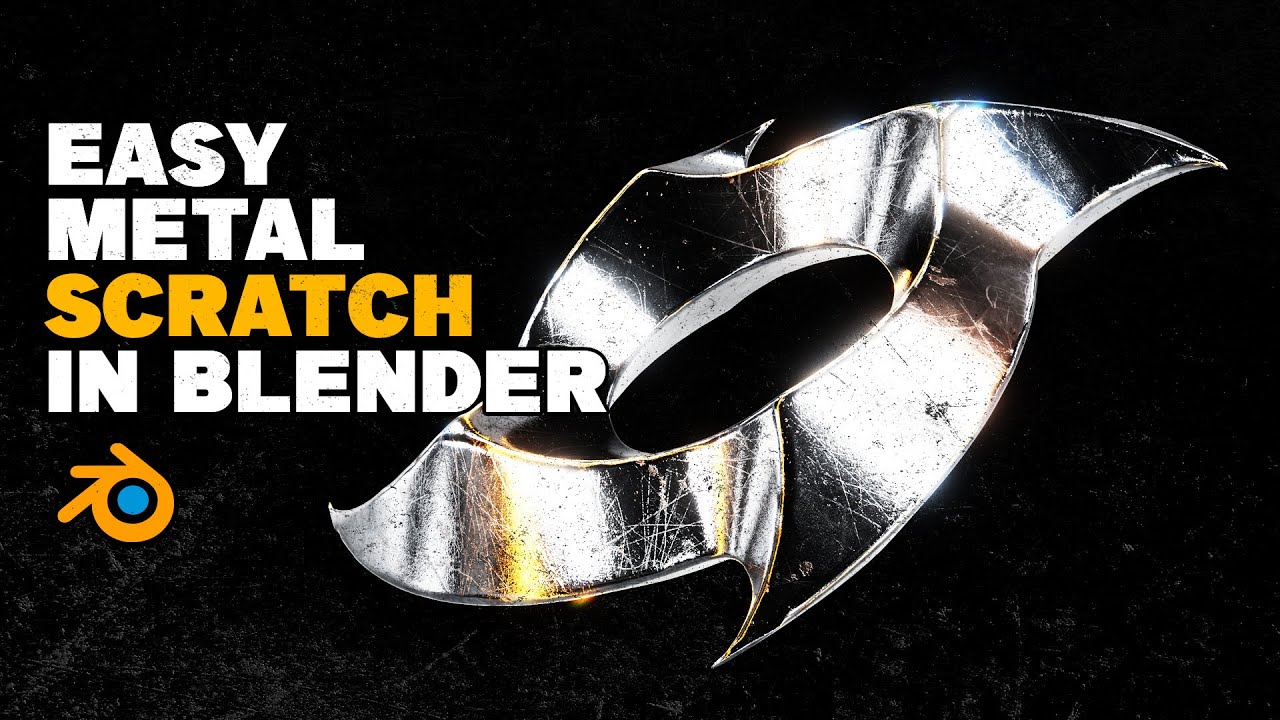 Easy Metal Scratch Texture in Blender - YouTube