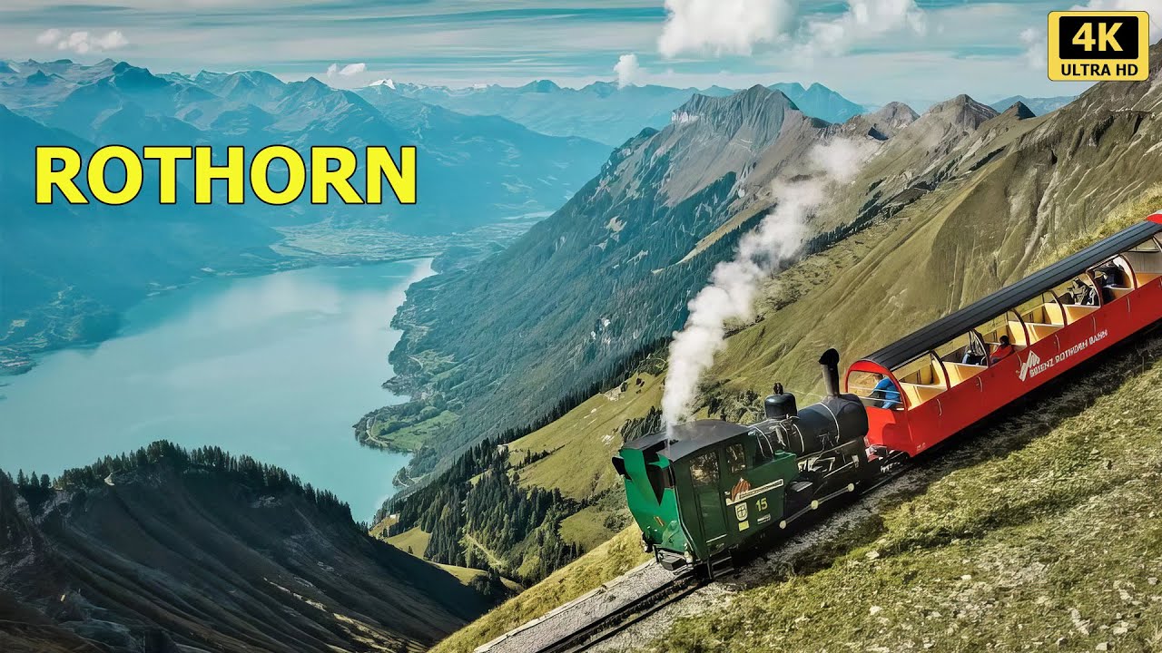 Breathtaking Train Ride in the Swiss Alps - Rothorn Switzerland (4K UHD ...