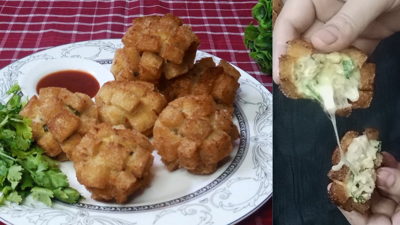 Chicken Football Recipe | Cheesy Chicken Football | JustYumm - YouTube