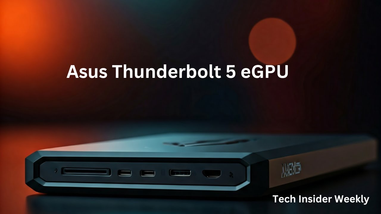Asus Unveils Thunderbolt 5 eGPU - The 2025 XG Mobile - YouTube