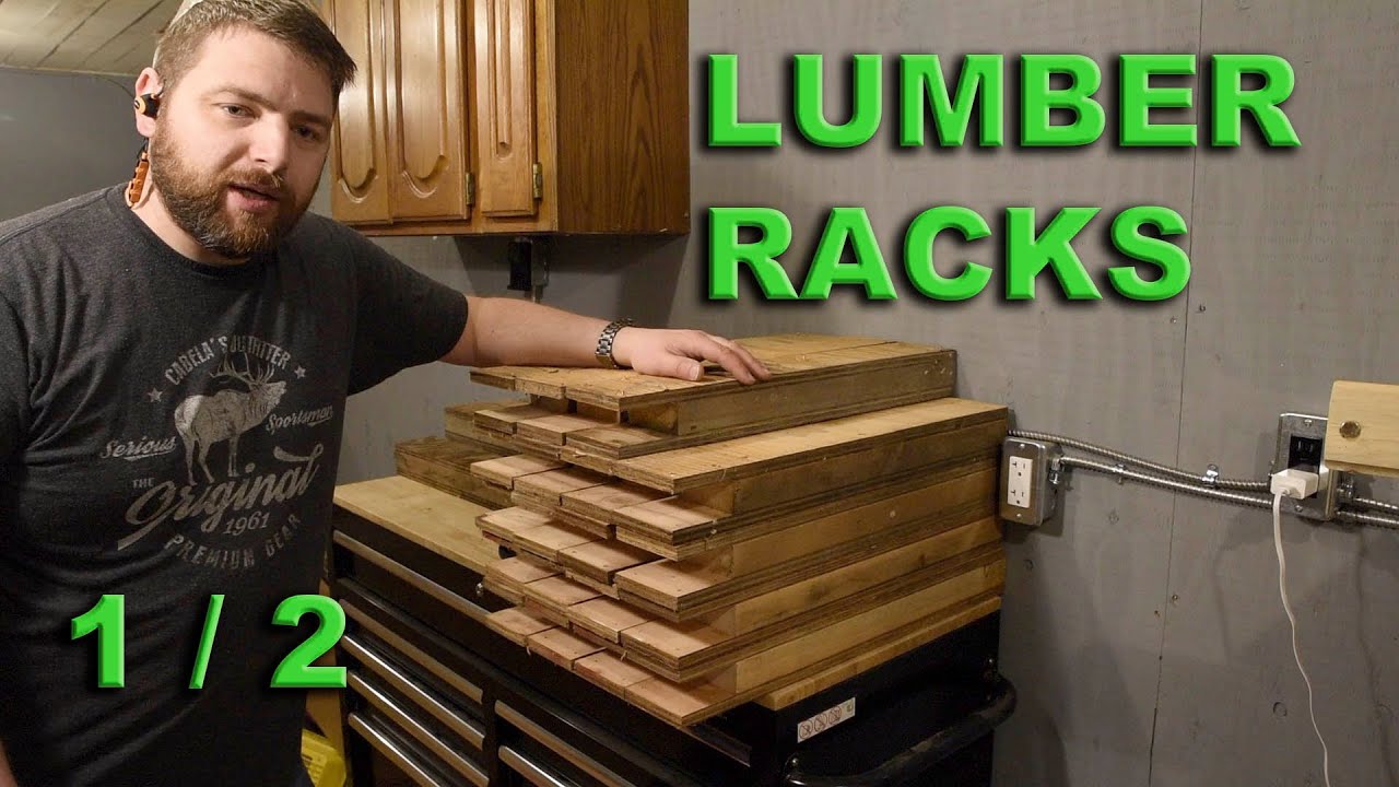 Building Lumber Storage Racks - part 1 - YouTube