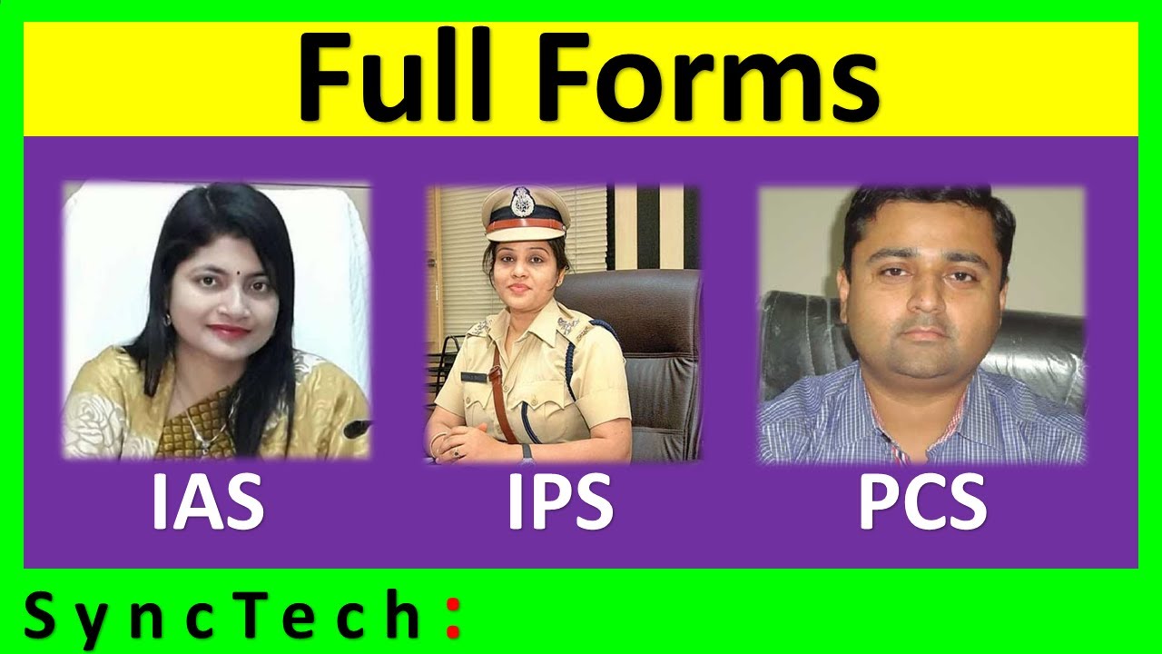 Full form of IAS, PCS, IPS - YouTube