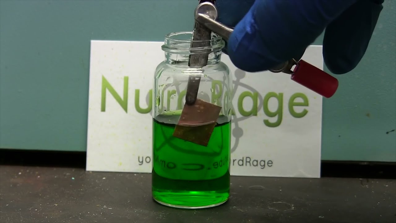 Experiment To prepare copper(I) chloride - YouTube