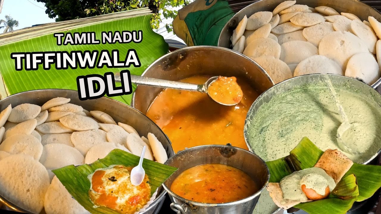 Bengal FAMOUS cheapest TiffinWala Idli street food | Idli Super Soft ...