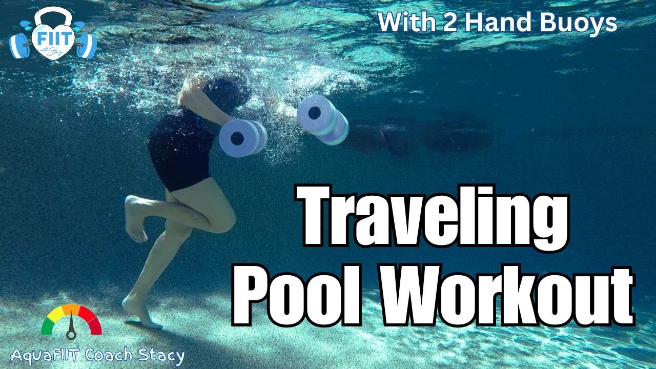 Aqua Aerobic Traveling Pool Fitness Workout / BEST Water Exercise /2 ...