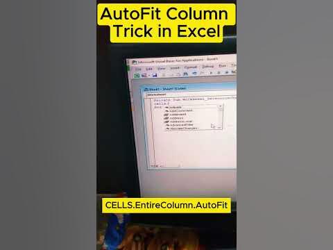 AutoFit Column Trick in Excel | Most Important Trick - YouTube