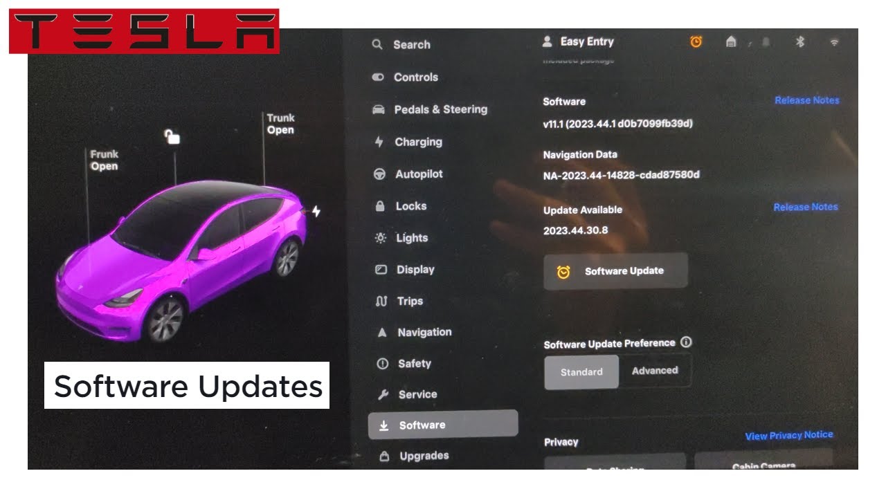 Software Update 2023.44.30.8 For Our 2023 Tesla Model Y - Release Notes ...