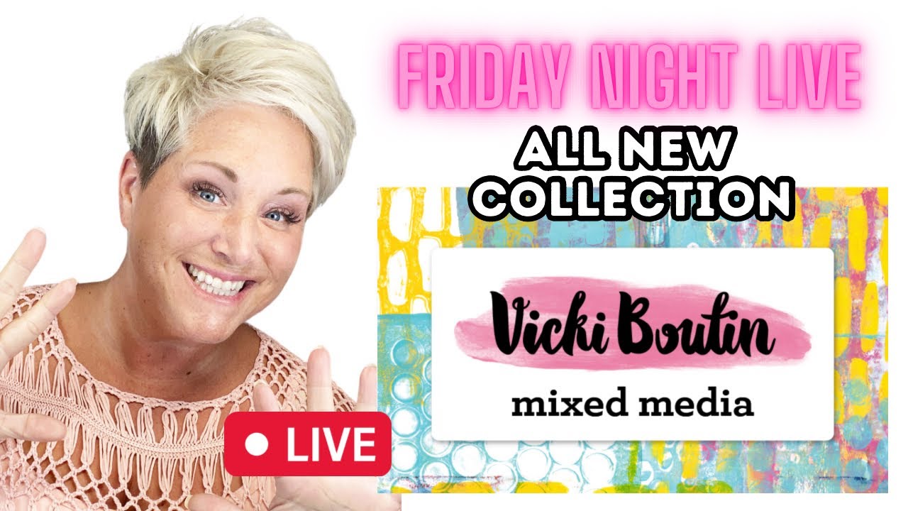 Vicki Boutin New Mixed Media + - YouTube